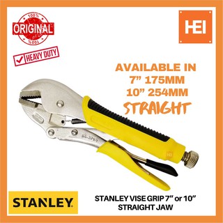 STANLEY Vise Grip Locking Pliers Straight / Curved Jaw 7" or 10" 84-370 ...