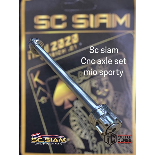 SC SIAM CNC AXLE GEAR TYPE V2 MIO SPORTY silver | Shopee Philippines