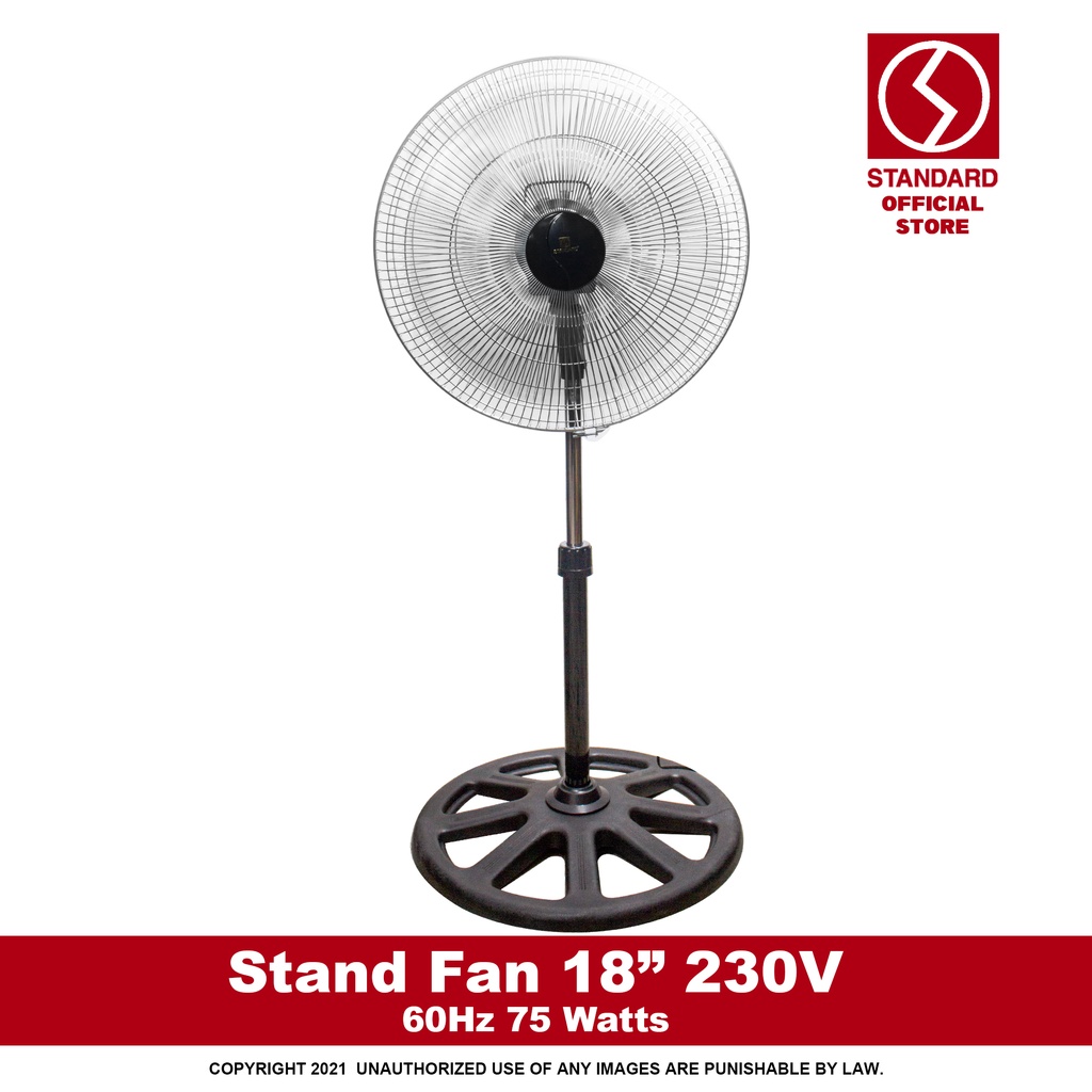 Standard Stand Fan 18" STO:18E Metal Fan Blade | Shopee Philippines