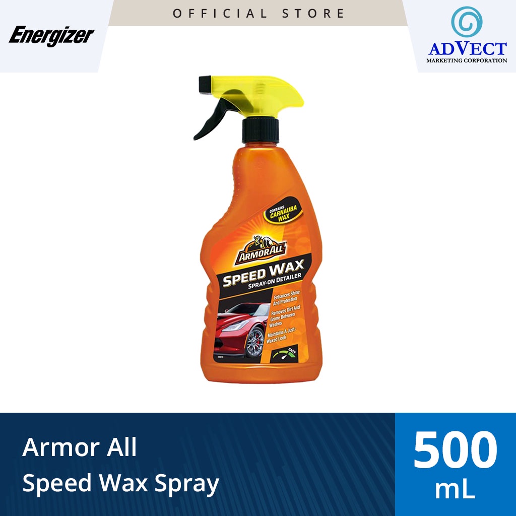 Armor All Speed Wax Spray-On Detailer 500ml | Shopee Philippines