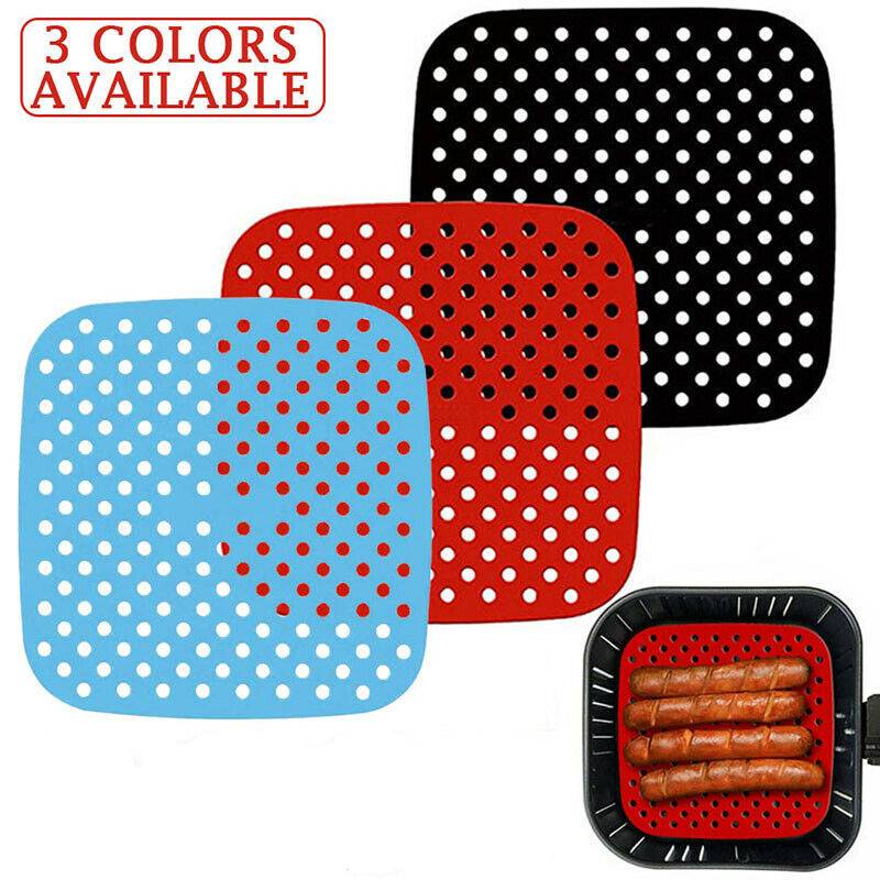 Reusable Silicone Air Fryer Liners Air Fryer Mats Parchment Paper ...