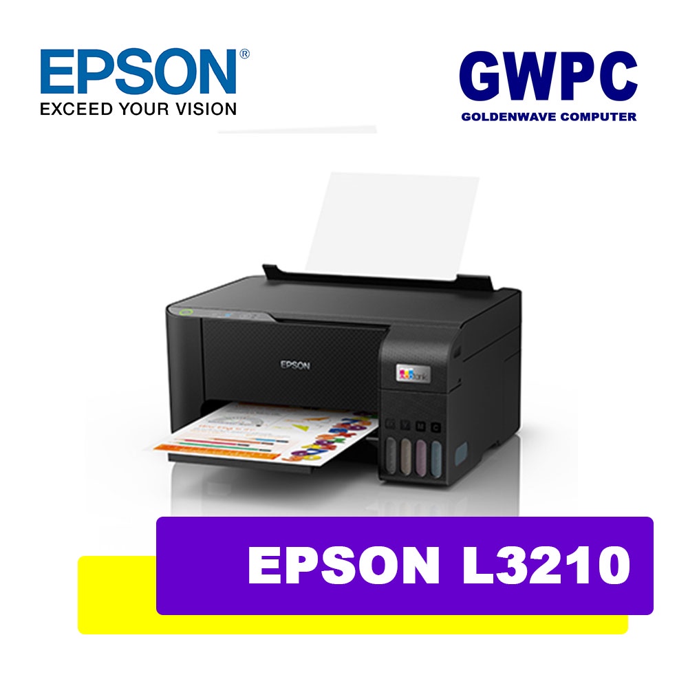 Epson EcoTank L3210 A4 All-in-One Ink Tank Printer | Shopee Philippines