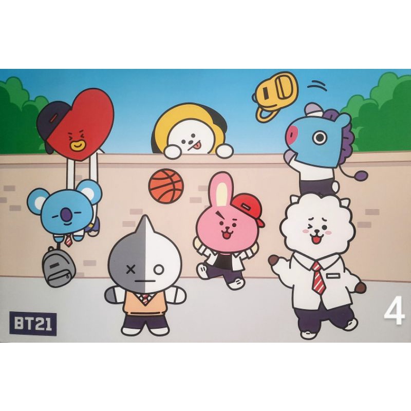 BT21 A3 size poster p3092 | Shopee Philippines