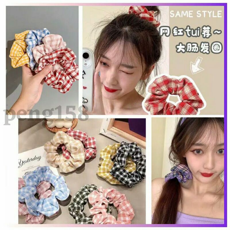Scrunchie Korea / Scrunchie Satin | Shopee Philippines