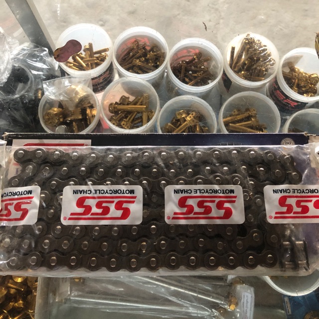 SSS Chain 428x120L ( BLACK ) | Shopee Philippines