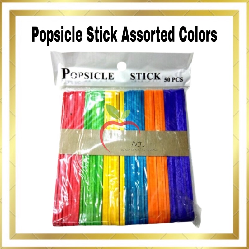Popsicle Stick Assorted Colors | Shopee Philippines