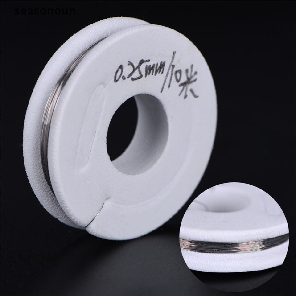seasonoun Nichrome Wire Electric Wire 0.15~0.25mm 10m Resistance ...