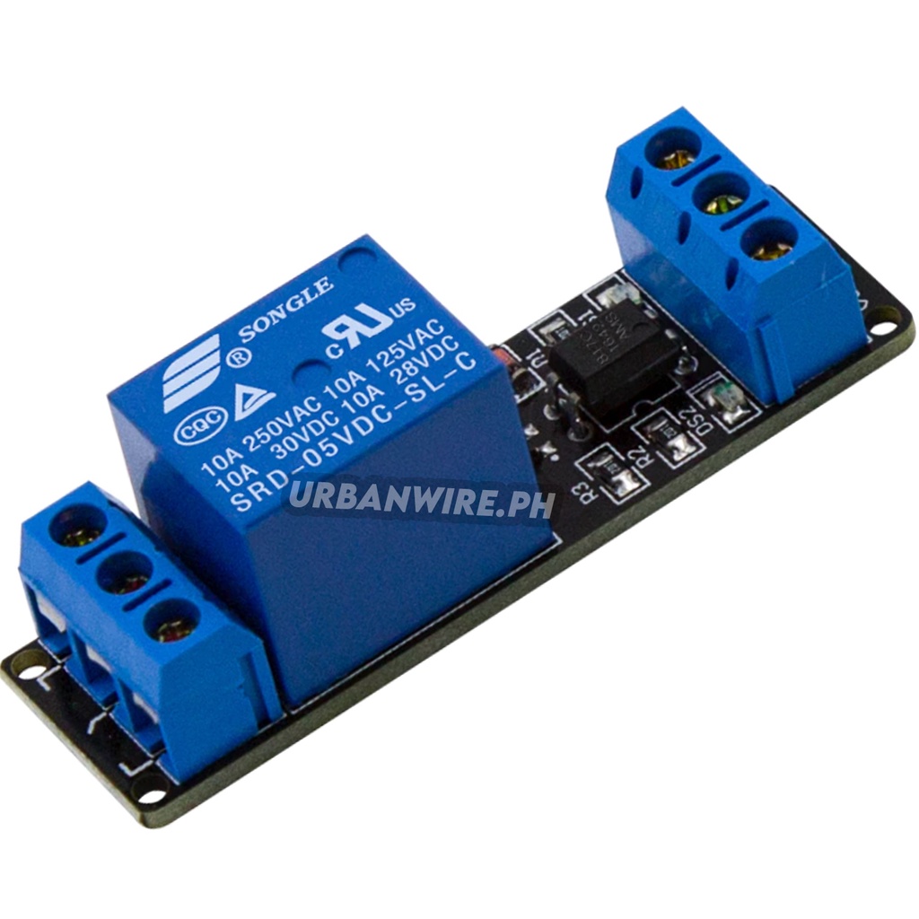 1-Channel Relay Module with Optocoupler 5V 10A for Piso WiFi | Shopee ...
