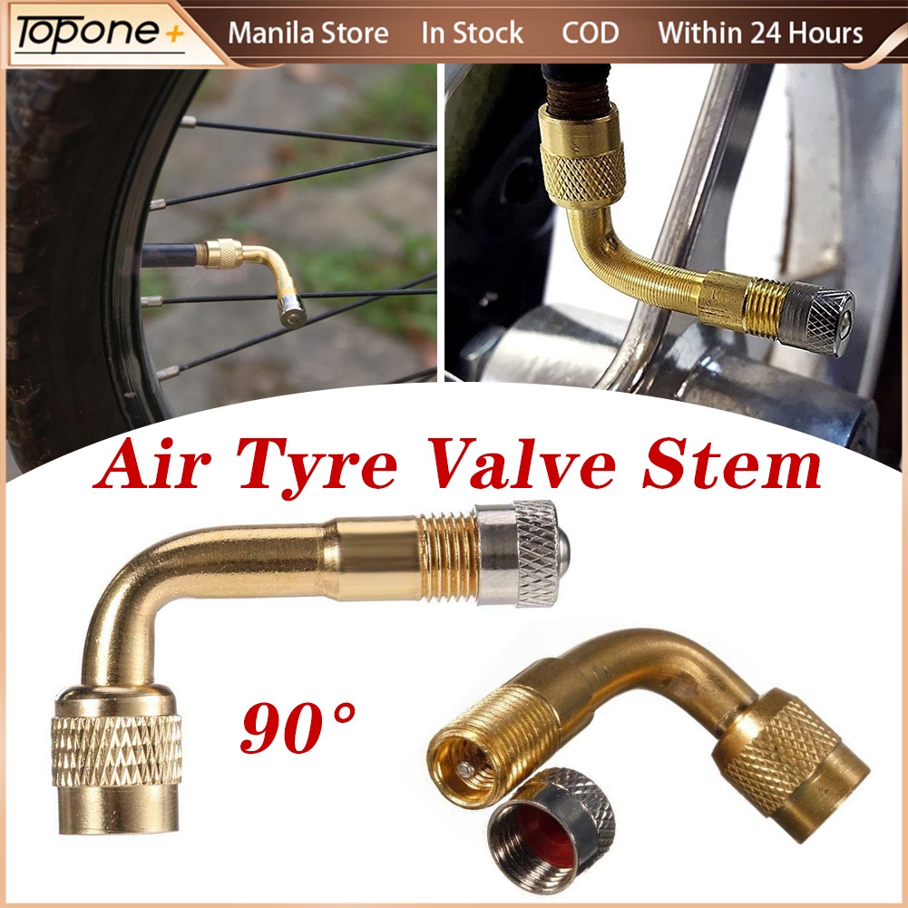 90 Degree Angle Tyre Valve Stem With Extension Adapter Valve Connector ...