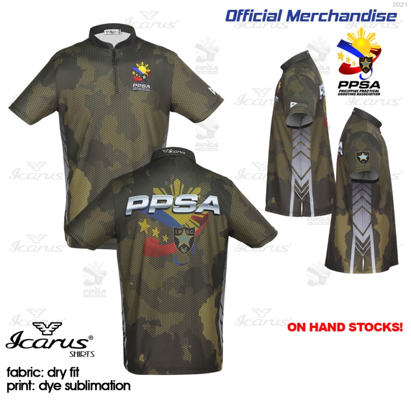 PPSA Jersey Polo Shirts Dry Fit Shirt Full Sublimation Shirt Army Green ...