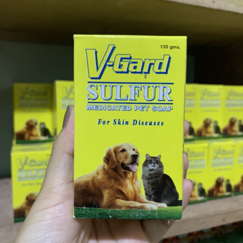 V-GARD SULFUR SOAP FOR DOG & CAT (135G) | Shopee Philippines