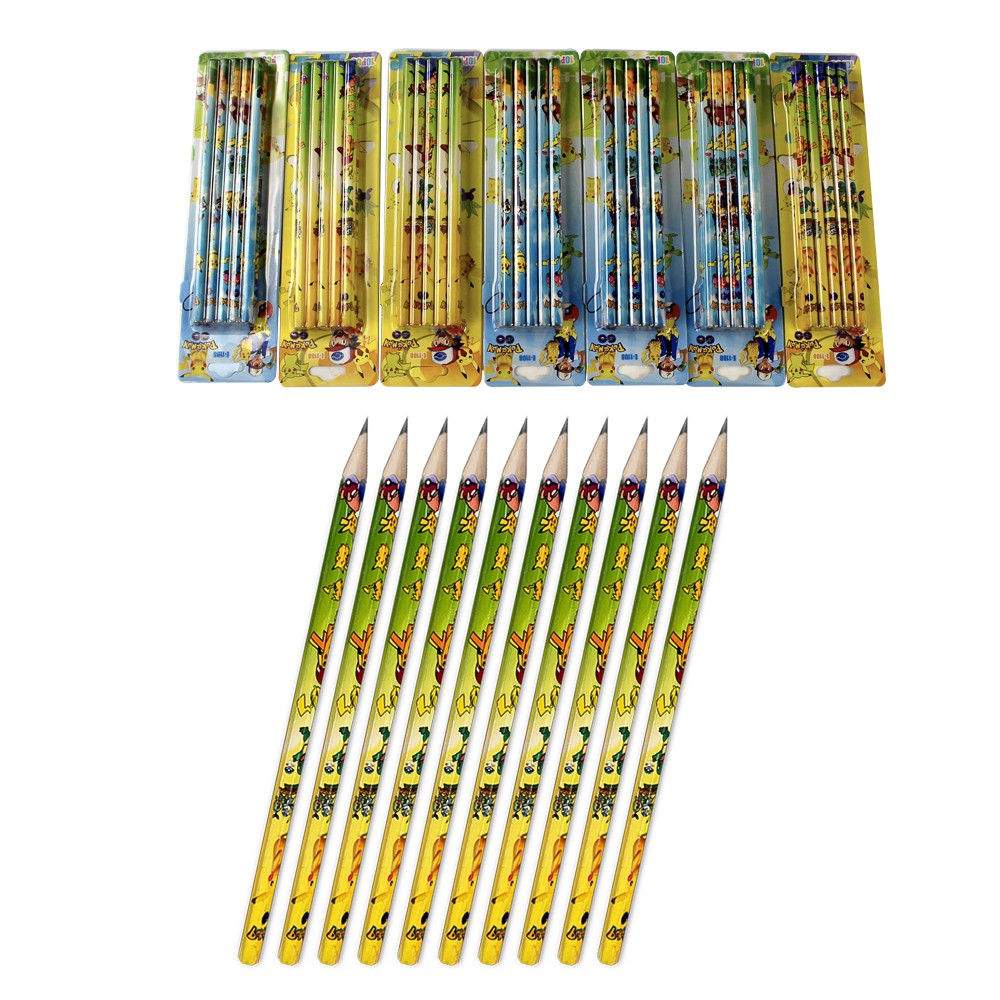 10pcs /set Cartoon Pokémon pikachu pencils for school Writing School ...