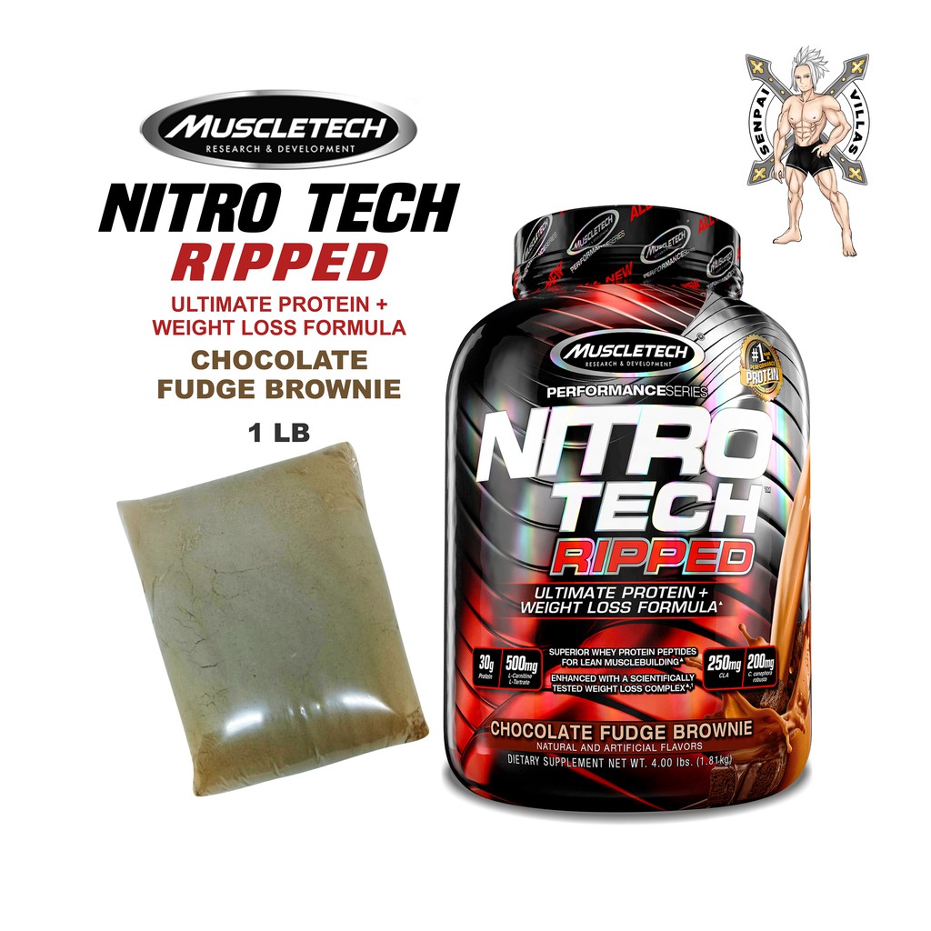 MUSCLETECH NITROTECH RIPPED 1LB | Shopee Philippines