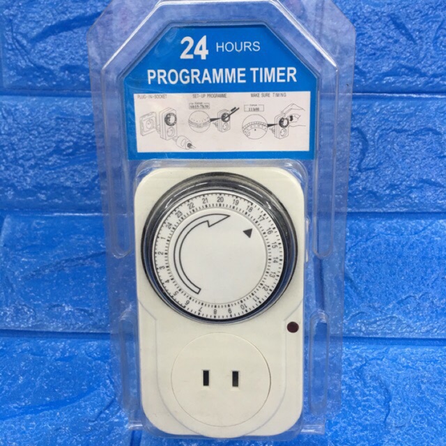 24 Hours Programme Digital Switch Timer Socket COD | Shopee Philippines