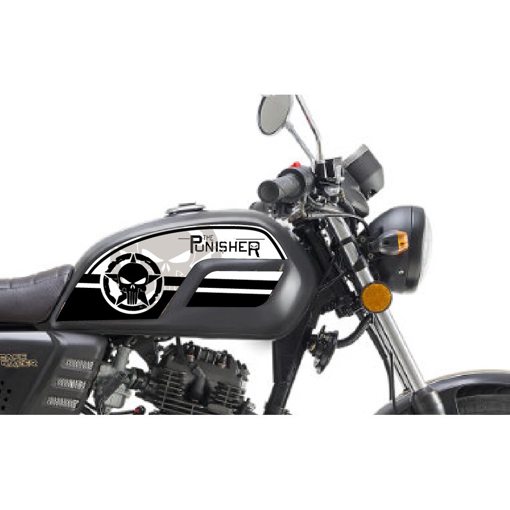 Keeway 152 Decals "The Punisher" | Shopee Philippines
