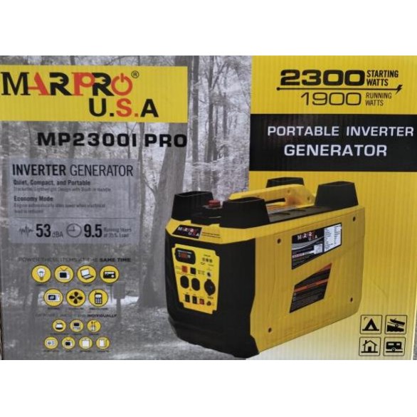 MARPRO DIGITAL INVERTER GASOLINE PORTABLE GENERATOR 100% COPPER WIRE ...