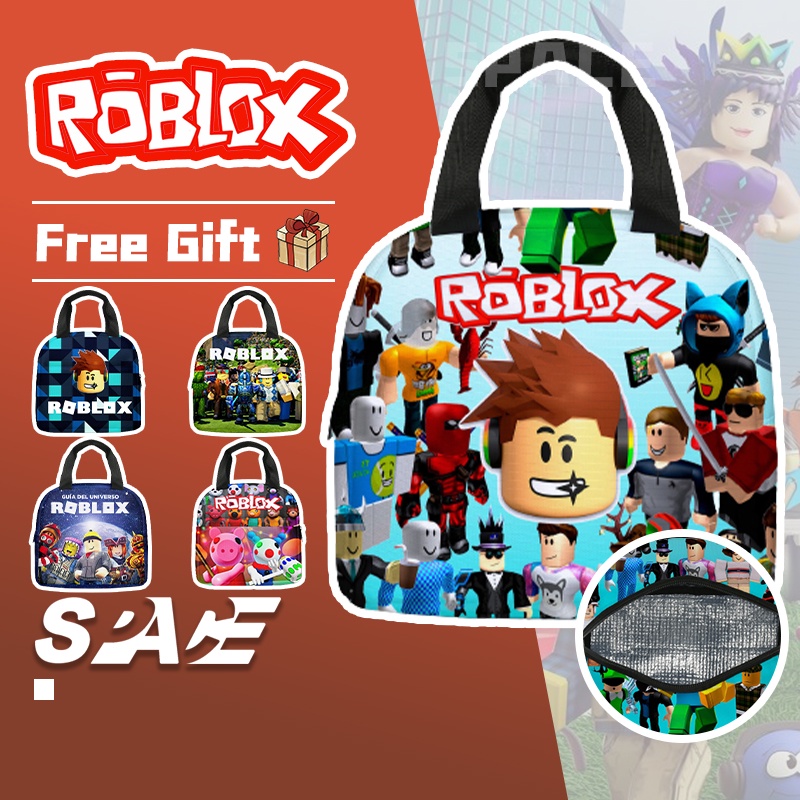 Robux Roblox Lunch Bag For Kids Thermal Lunch Box Bag Insulated Lunch ...