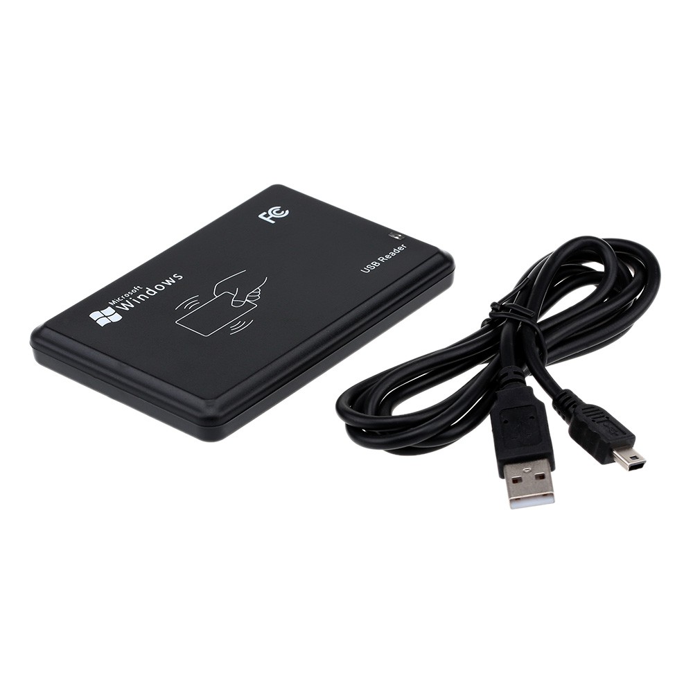 125KHz Black USB Proximity Sensor Smart rfid id Card-Reader | Shopee ...