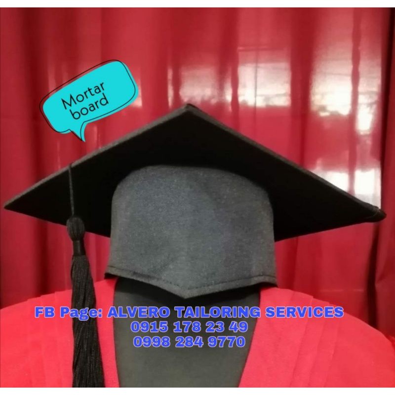 Graduation Cap with black tussel | Shopee Philippines