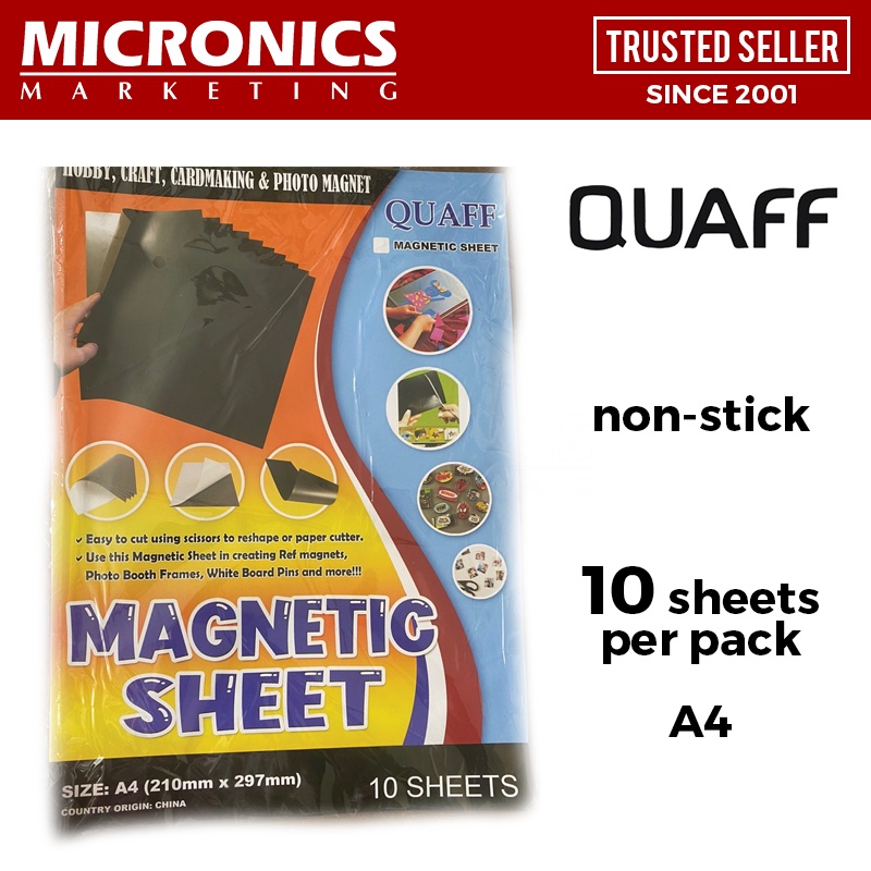 Magnetic Sheet A4 Quaff 10 Sheets per pack | Shopee Philippines