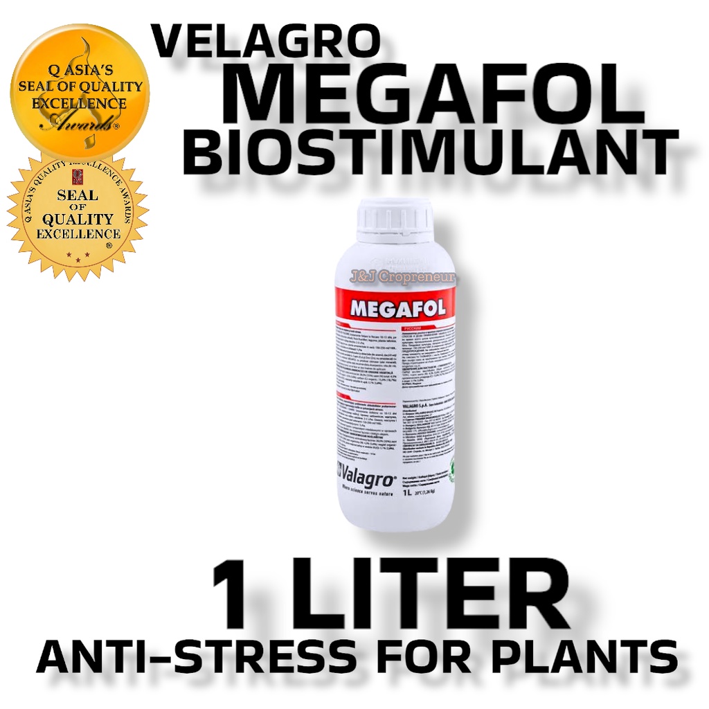 MEGAFOL (LITER) BIOSTIMULANT ANTI-STRESS FOR PLANTS BY VALAGRO | Shopee ...