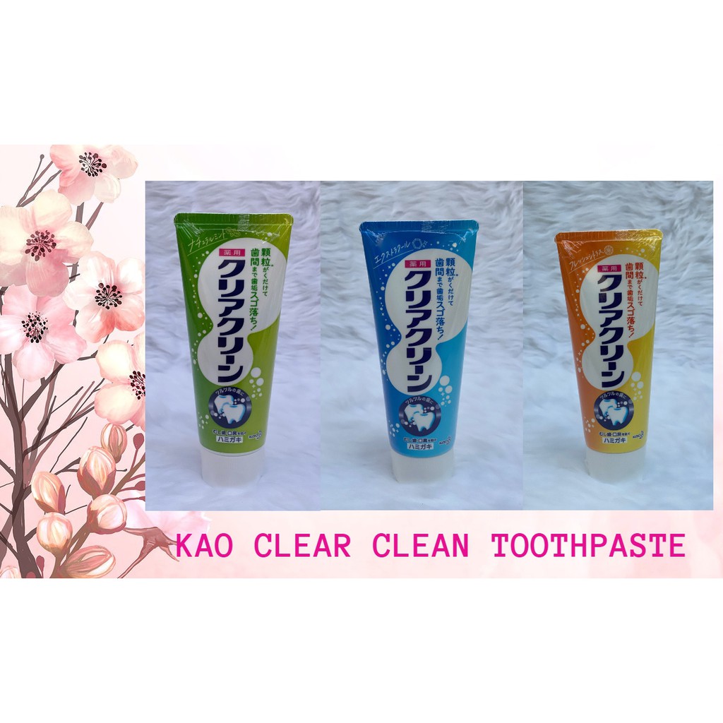 JAPAN KAO CLEAR CLEAN TOOTHPASTE | Shopee Philippines