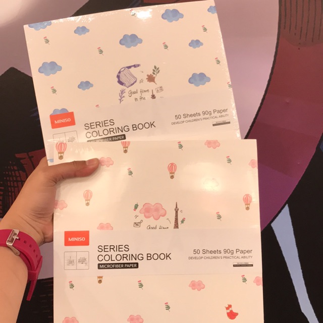Miniso | Coloring book series | Shopee Philippines