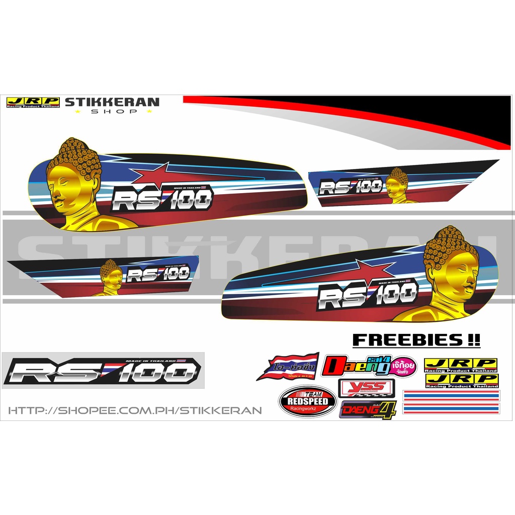 RS100 THAI LOOK DECALS | Shopee Philippines