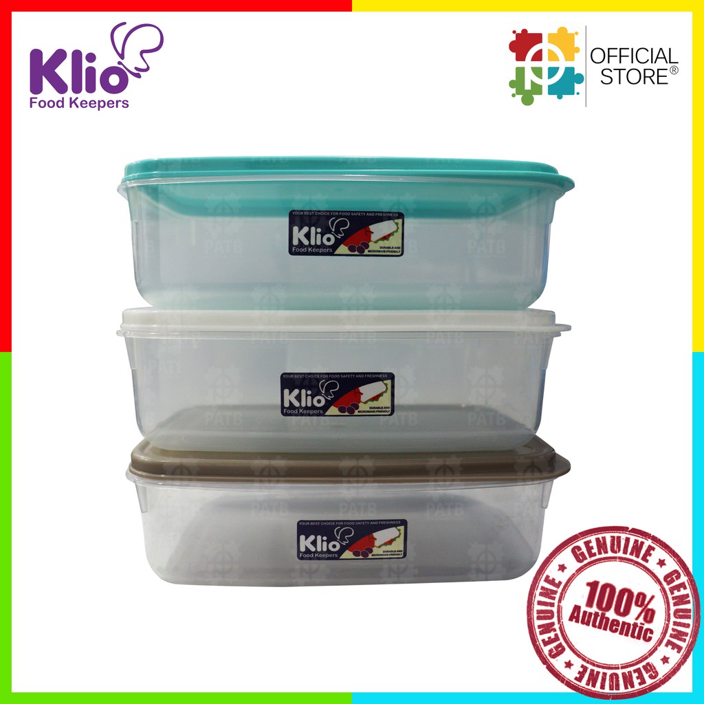 Klio Lunch Box/Food Keeper/Food Container Kl-Rt02 3 Pcs (Random ...