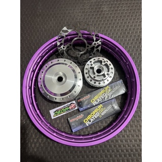 RIMSET HONDA CLICK 125/150 WITH DISC SIZE 17S 1.4 FRONT AND REAR ...