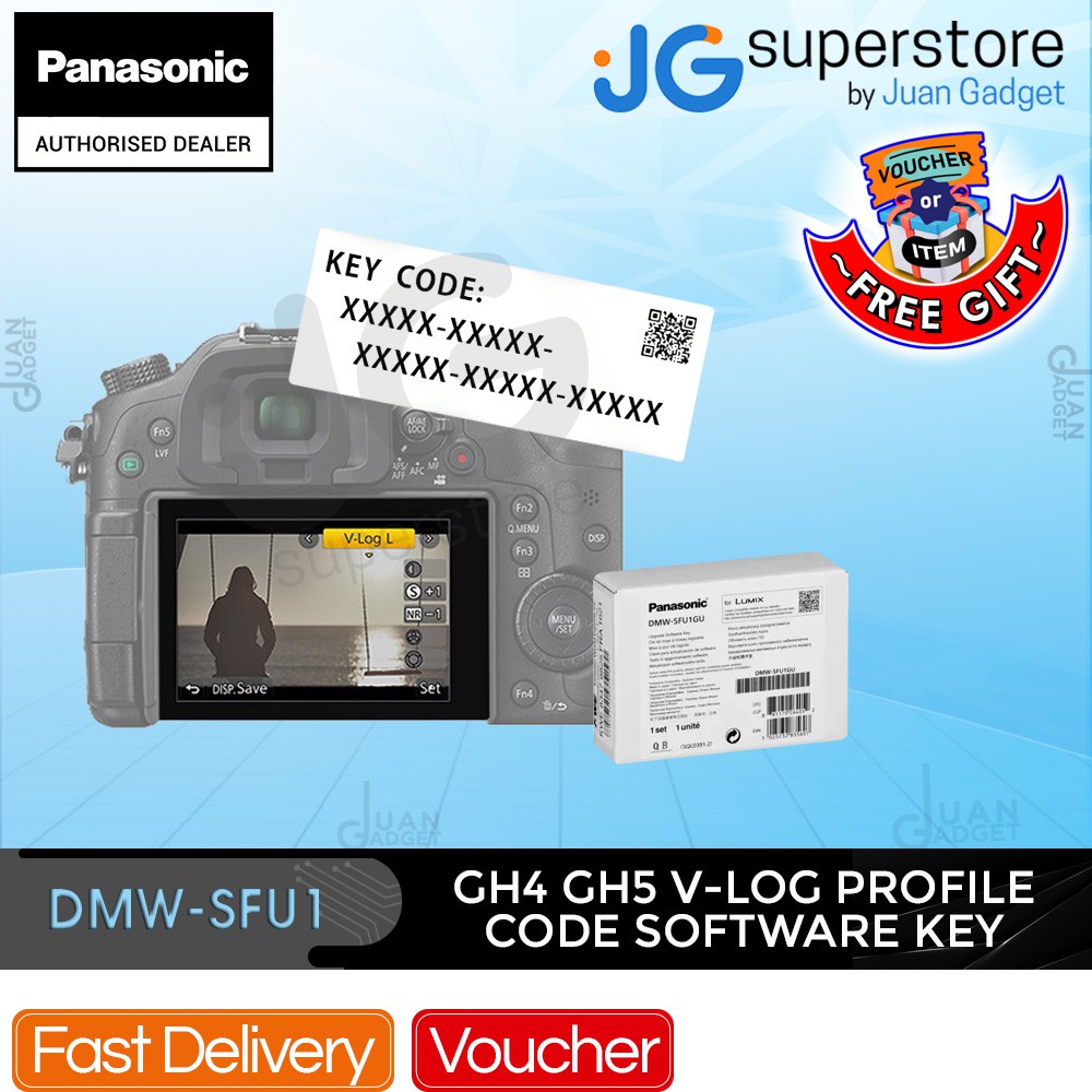 Panasonic V-Log L Function Activation Code for DMC-GH4, DC-GH5, and DMC ...