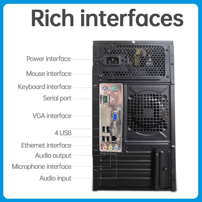 ICON Desktop PC I7 Desktop Computer 512G SSD Office Gaming Computers ...