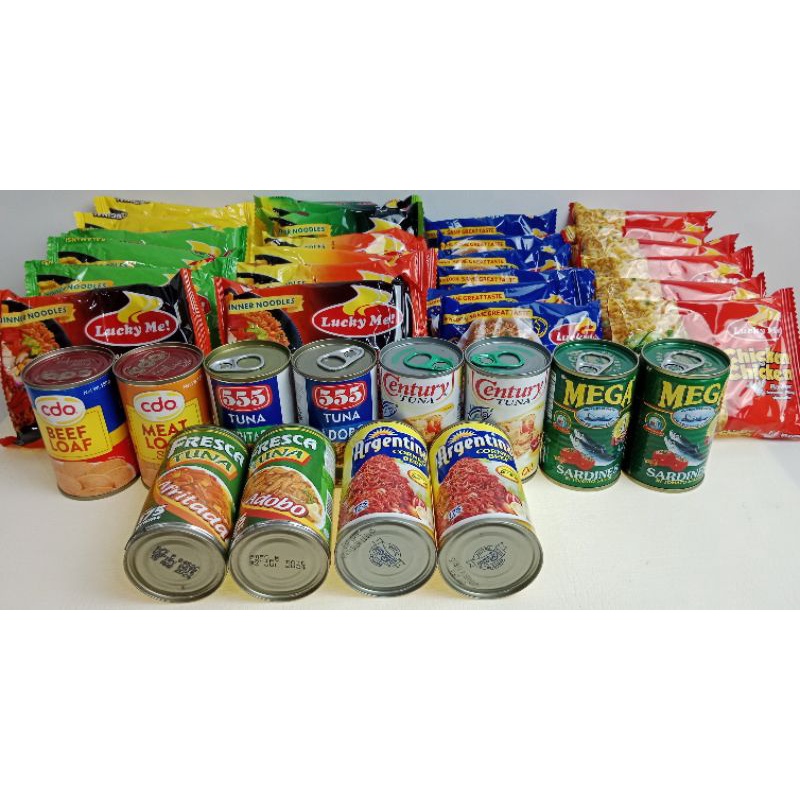 Grocery Package ( Noodles/Canton & Canned Goods ) | Shopee Philippines