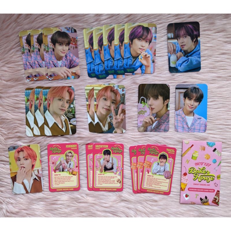 [ONHAND TINGI] NCT 127 BAKER HOUSE RANDOM RECIPE CARD PACK | Photocard ...