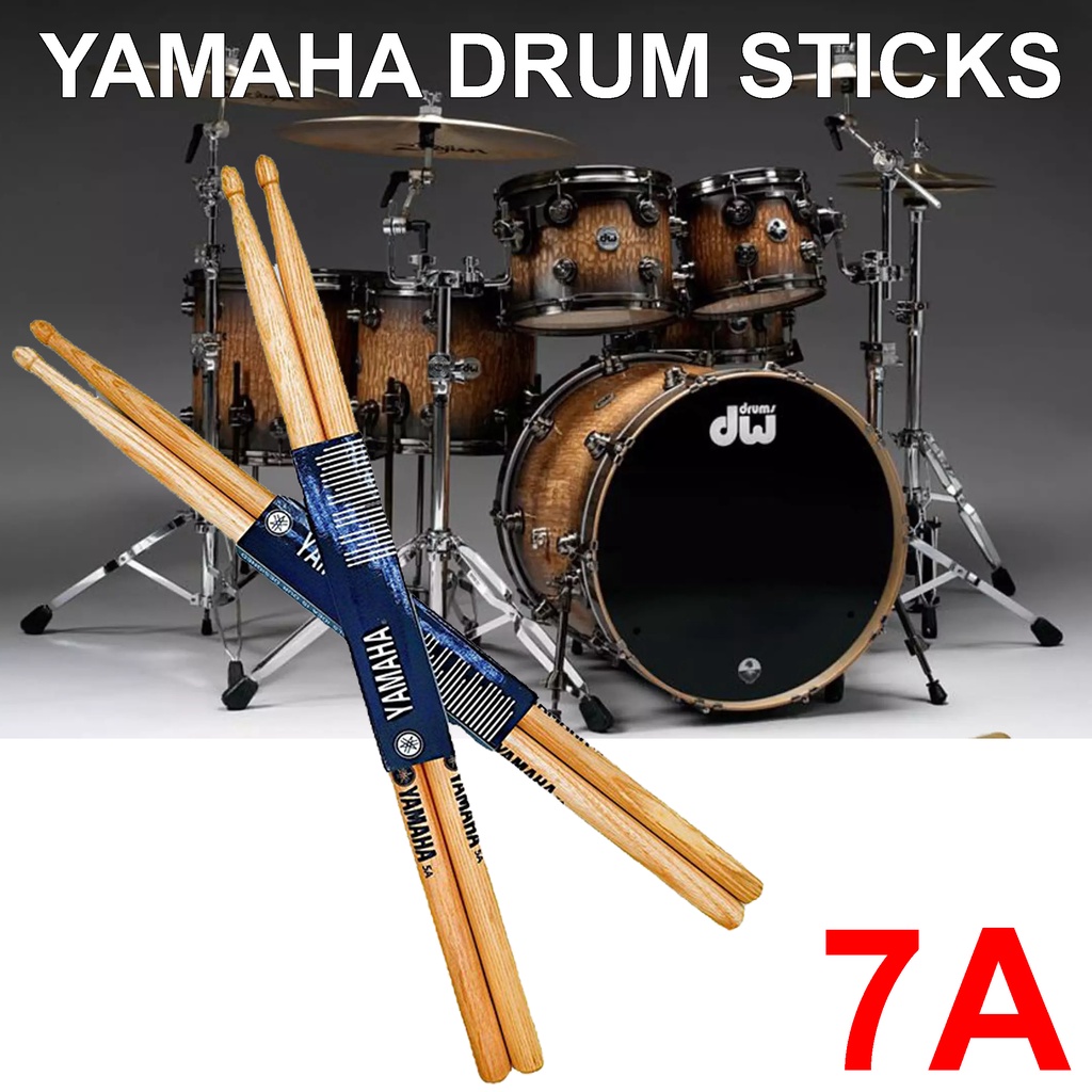 Professional Wooden Drum Sticks 5A 7A YAMAHA Oak Wood Drumsticks Set ...