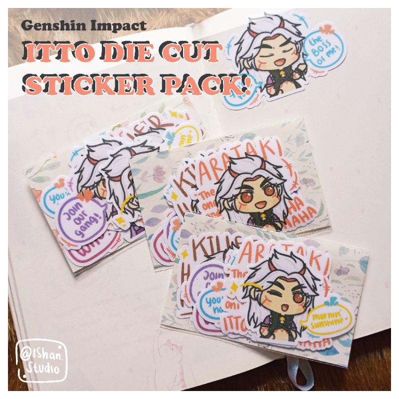 Genshin Impact | Itto Sticker Pack! By ishan.studio | Shopee Philippines