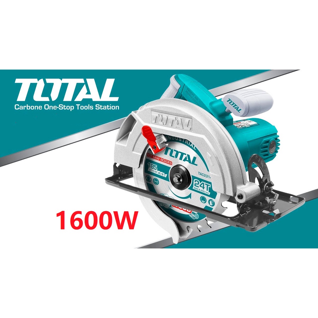 TOTAL Industrial Circular Saw 1600 Watts (TS1161856) - New | Shopee ...