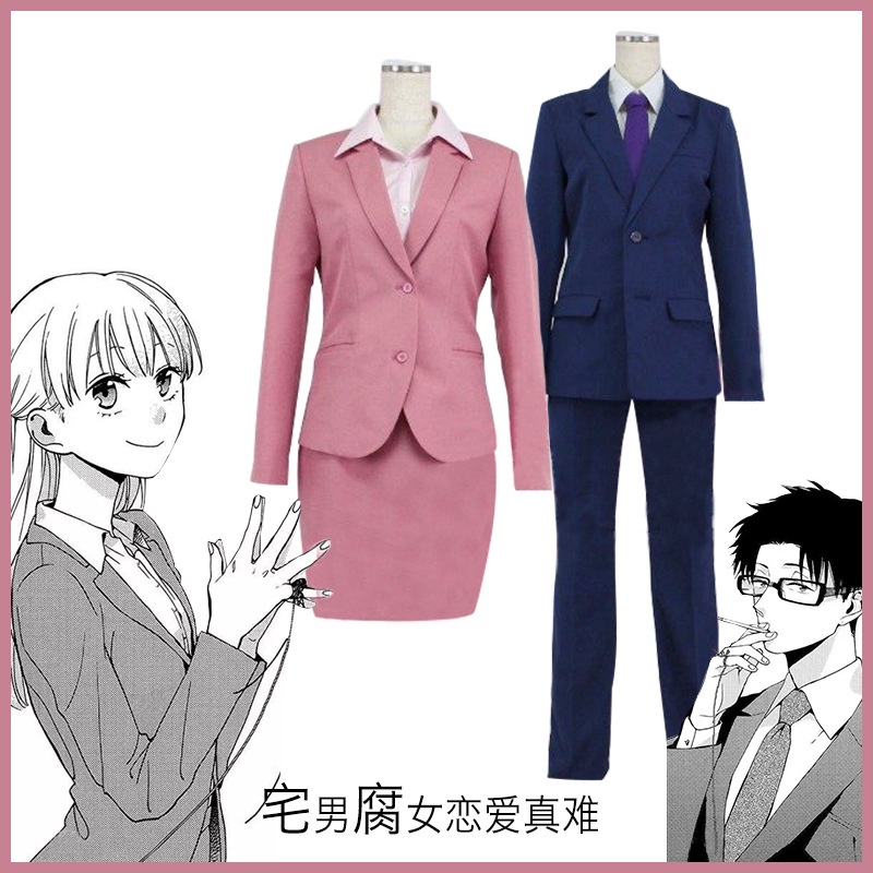 Wotakoi Love Is Hard for Otaku Narumi Momose Cosplay Costume Wotaku Ni Koi Wa Muzukashii Nifuji ...