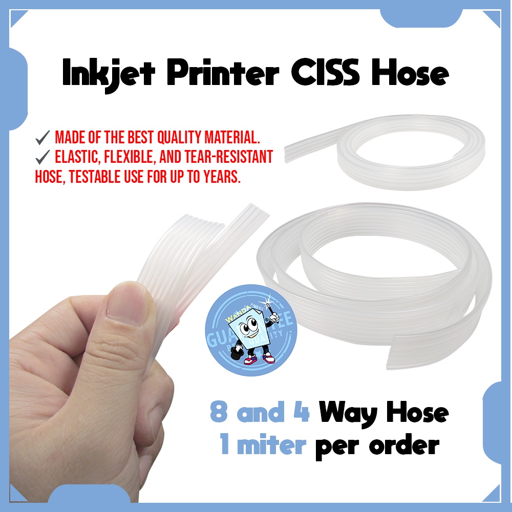 Epson L100 L110 L120 L210 L350 2mm / 1mt Printer Infusion Hose | Shopee ...