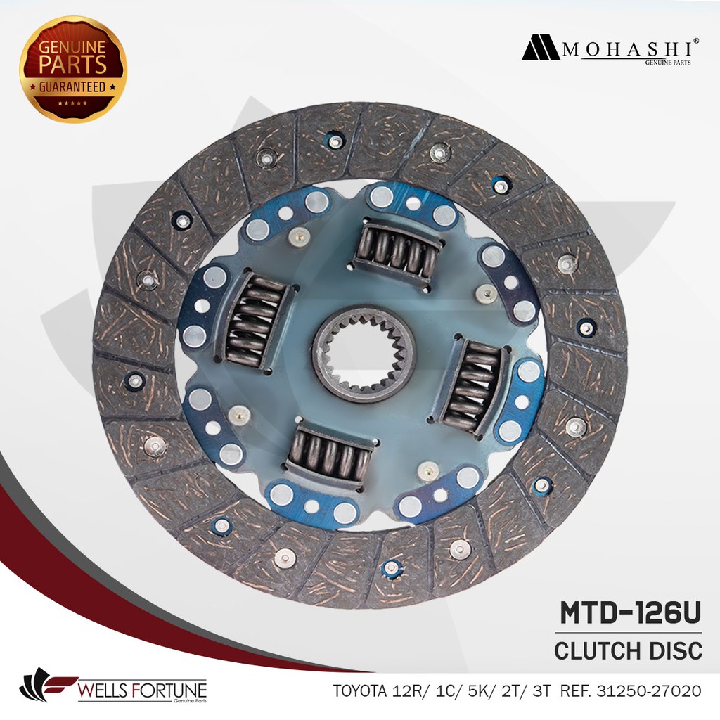 TOYOTA 12R / 1C / 5K / 2T / 3T 8" X 21T MOHASHI CLUTCH DISC (1PC ...