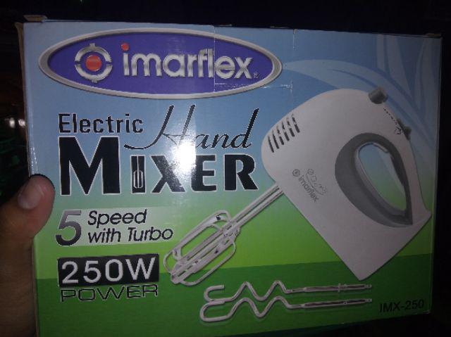 Imarflex Electric Hand Mixer IMX-250 White | Shopee Philippines