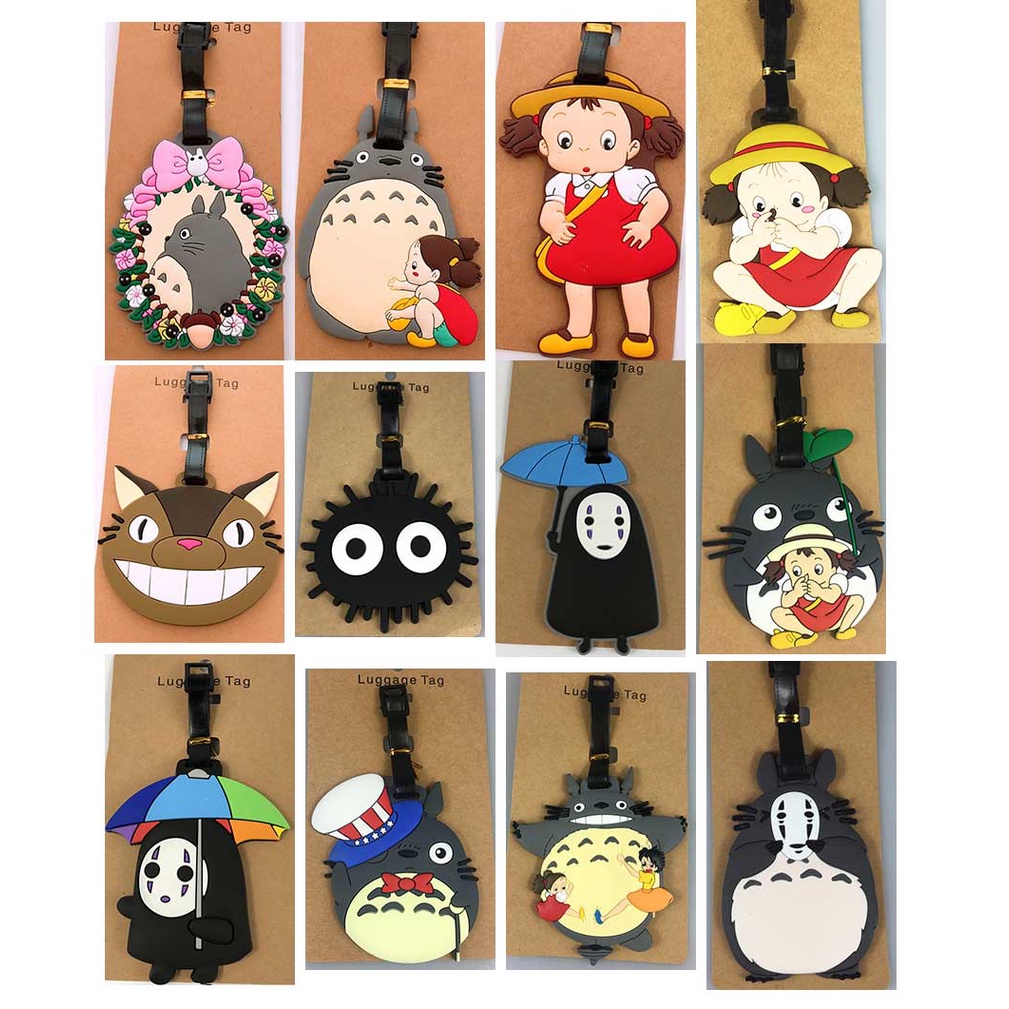 Luggage Signboard Cartoon Anime Tag My Neighbor Totoro Boarding ...