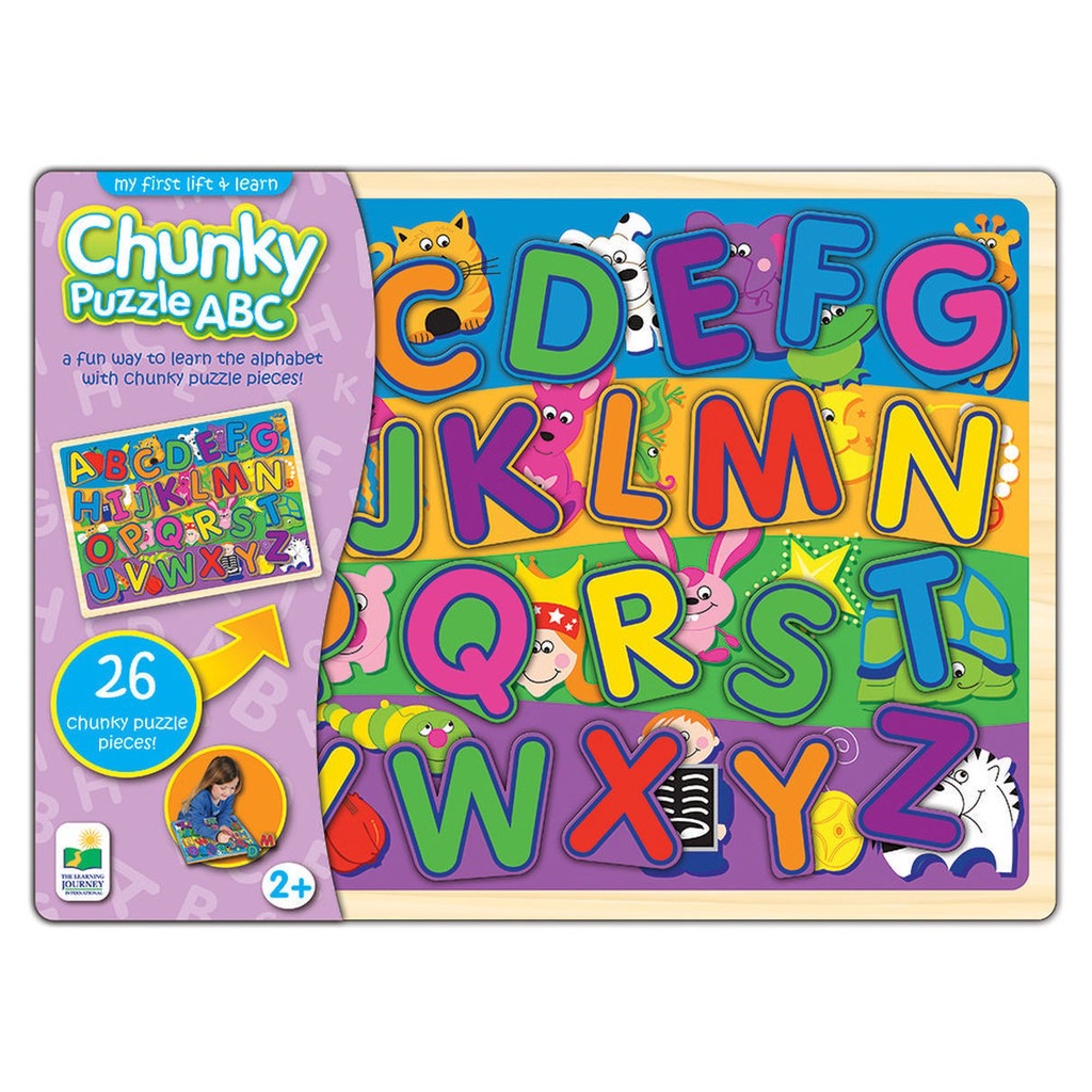 The Learning Journey My First Lift & Learn Chunky ABC | Shopee Philippines