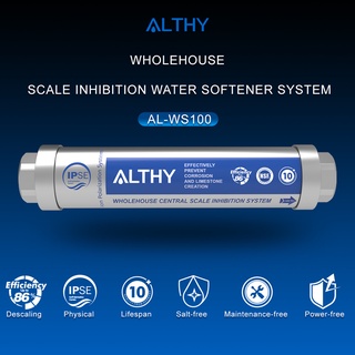ALTHY IPSE Whole House Scale Inhibition Inline Water Softener System ...