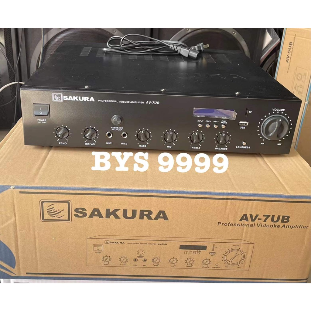 Original SAKURA AV-7UB / SAKURA AV-5UB AMPLIFIER | Shopee Philippines