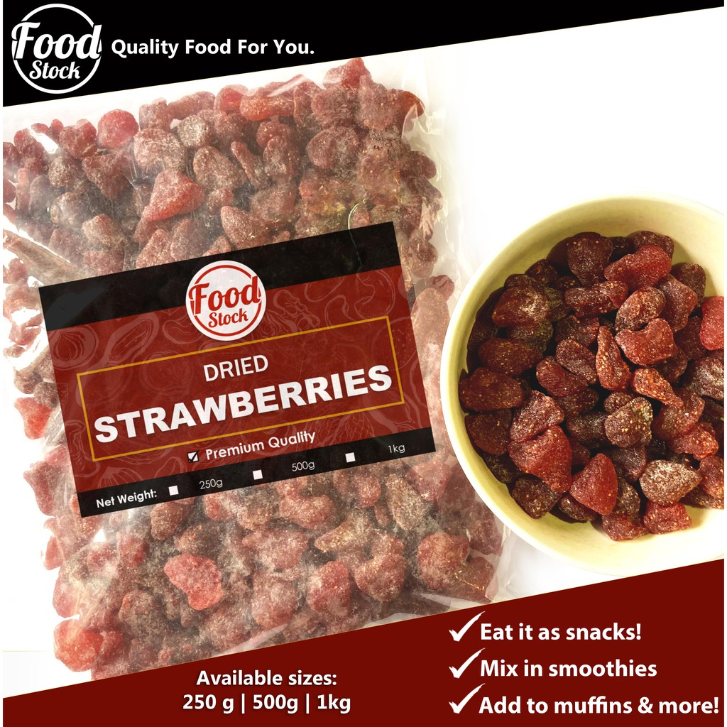 Dried Strawberries (250g, 500g, 1kg) | Shopee Philippines