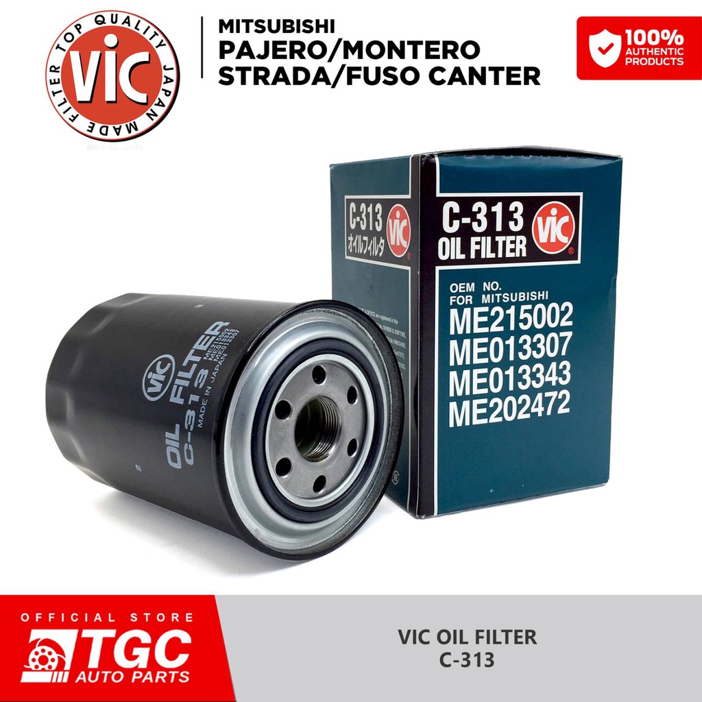 Vic Oil Filter Mitsubishi Pajero Mitsubishi Montero C-313 C313 1pc ...