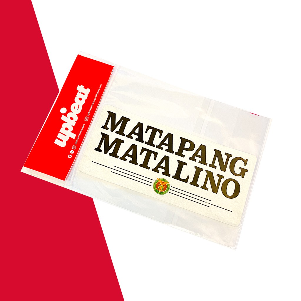 UPBEAT-University of the Philippines-Matapang Matalino Sticker | Shopee ...
