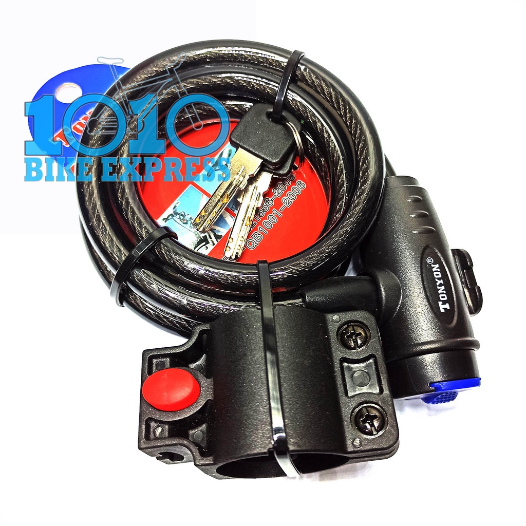 Tonyon Key Bike Lock Bicycle Bike Lock | Shopee Philippines