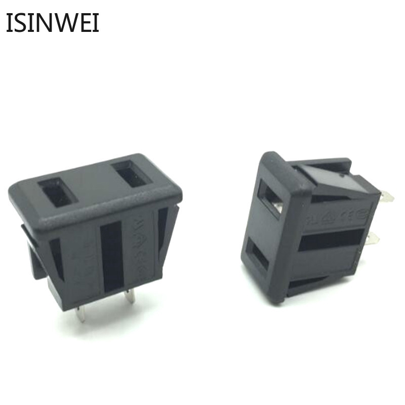 5pcs 10A/250V SP-864 2-hole Power Socket AC Power Socket 2 pin Socket ...